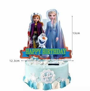 TOPPER PENTRU TORT FROZEN ANA SI ELSA - PartyBaloane